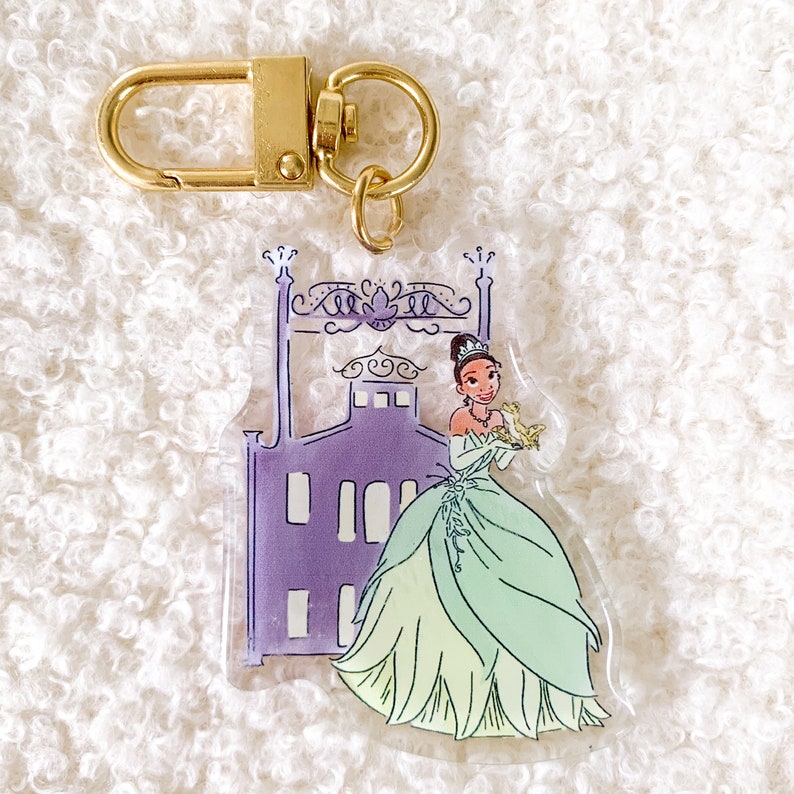 Frog Princess Bag Charm / Tiana Keychain / Disney Keychain / Tiana ...