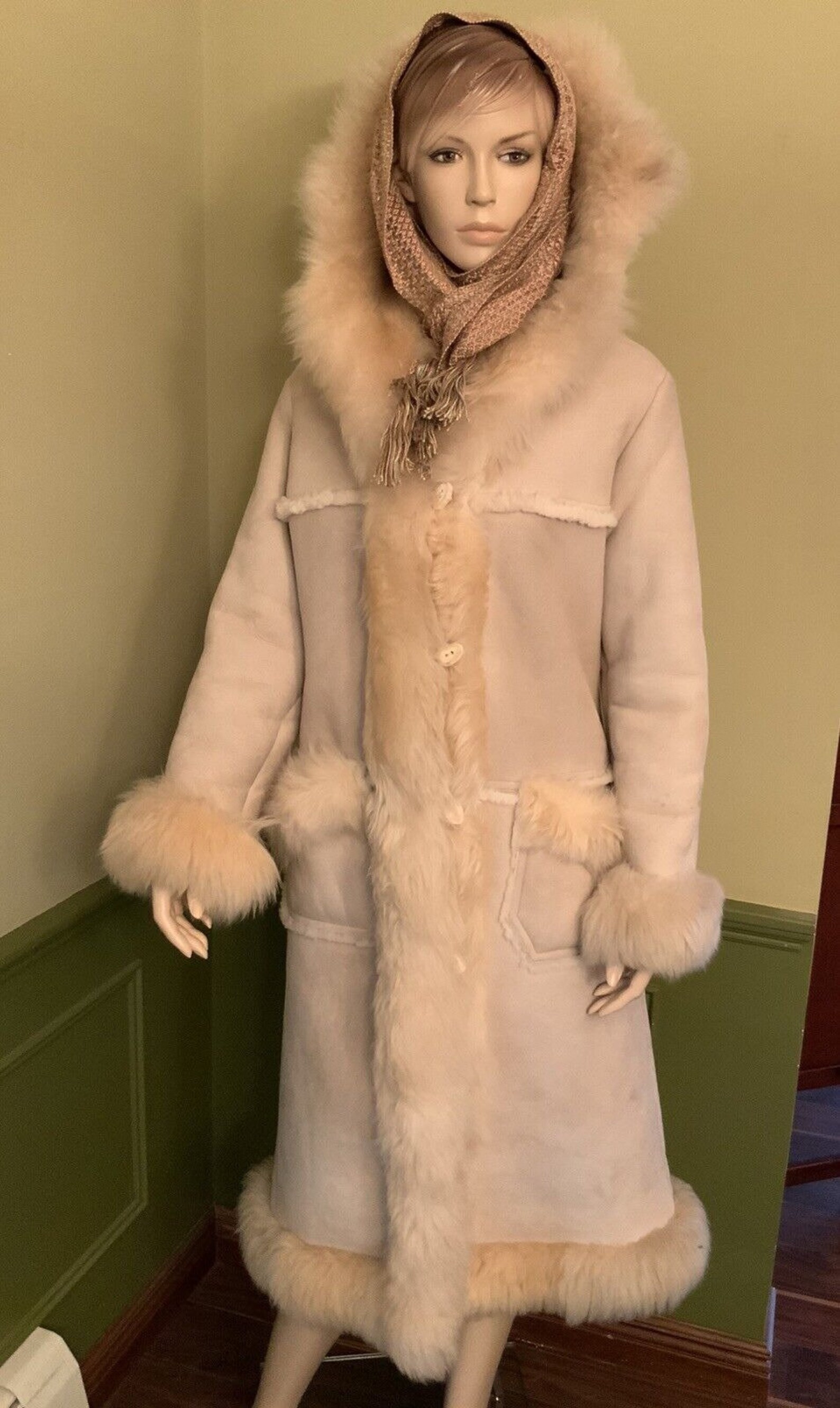 Penny Lane Coat Women Shearling Fur Coat Long Coat Trench Coat Women ...
