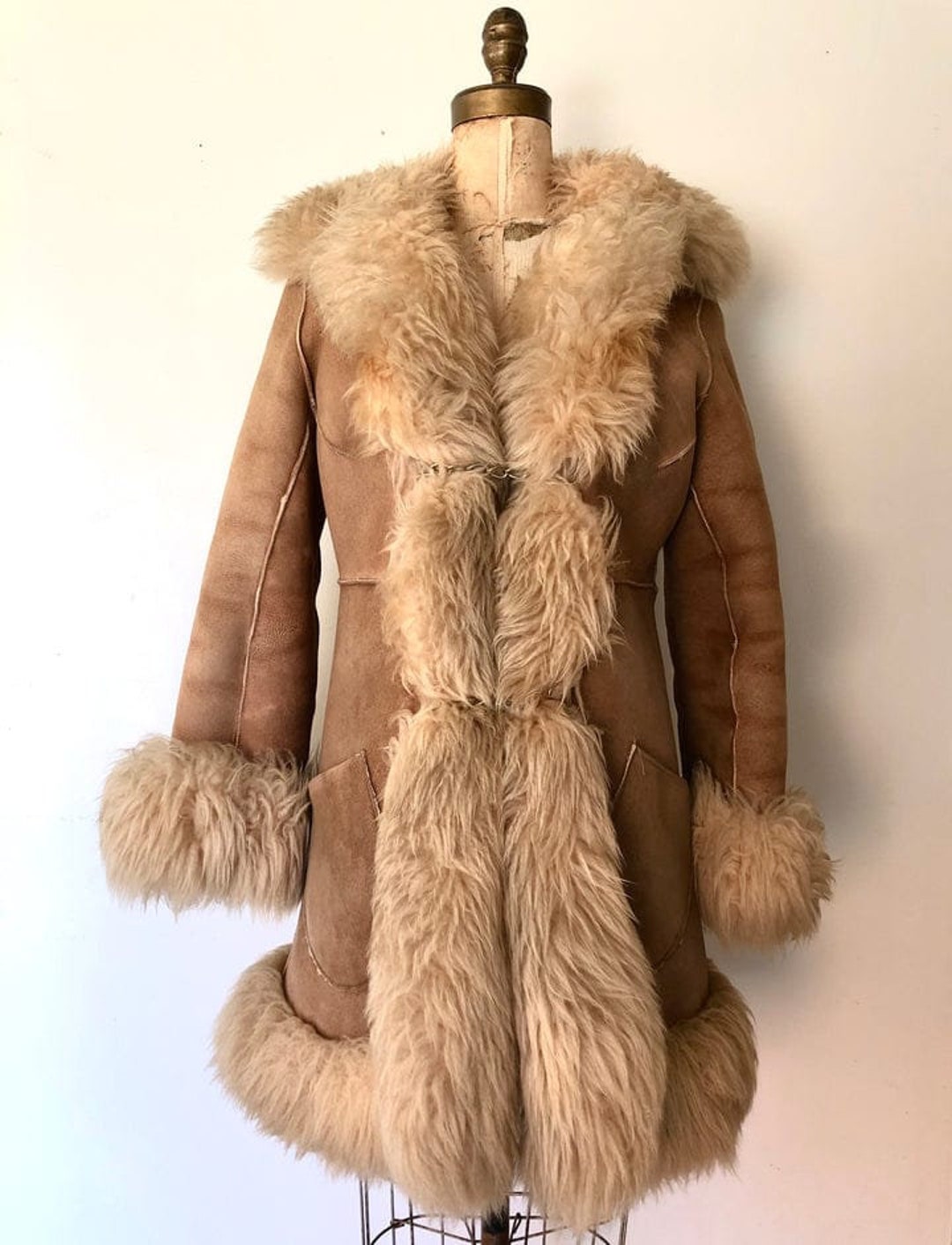 Penny Lane Coat Women Afghan Coat Fur Coat Shearling Coat Women Long ...