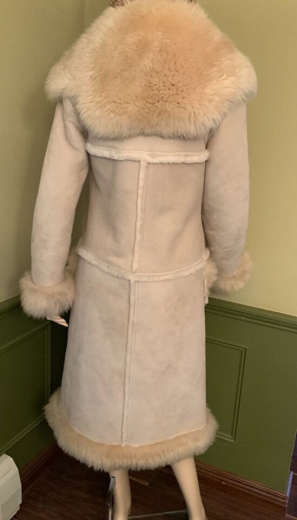 Penny Lane Coat Women Shearling Fur Coat Long Coat Trench Coat Women ...