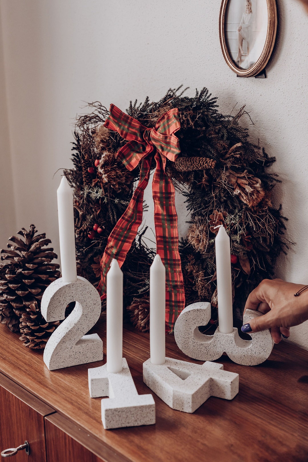 Advent Advent Numbers Advent Wreath Christmas Christmas - Etsy
