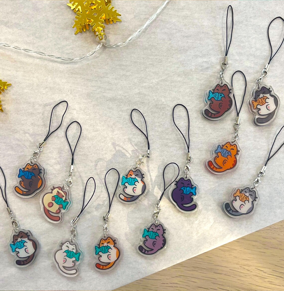 Cute Kitty Cat Phone 1.5 Inches Charms - Etsy