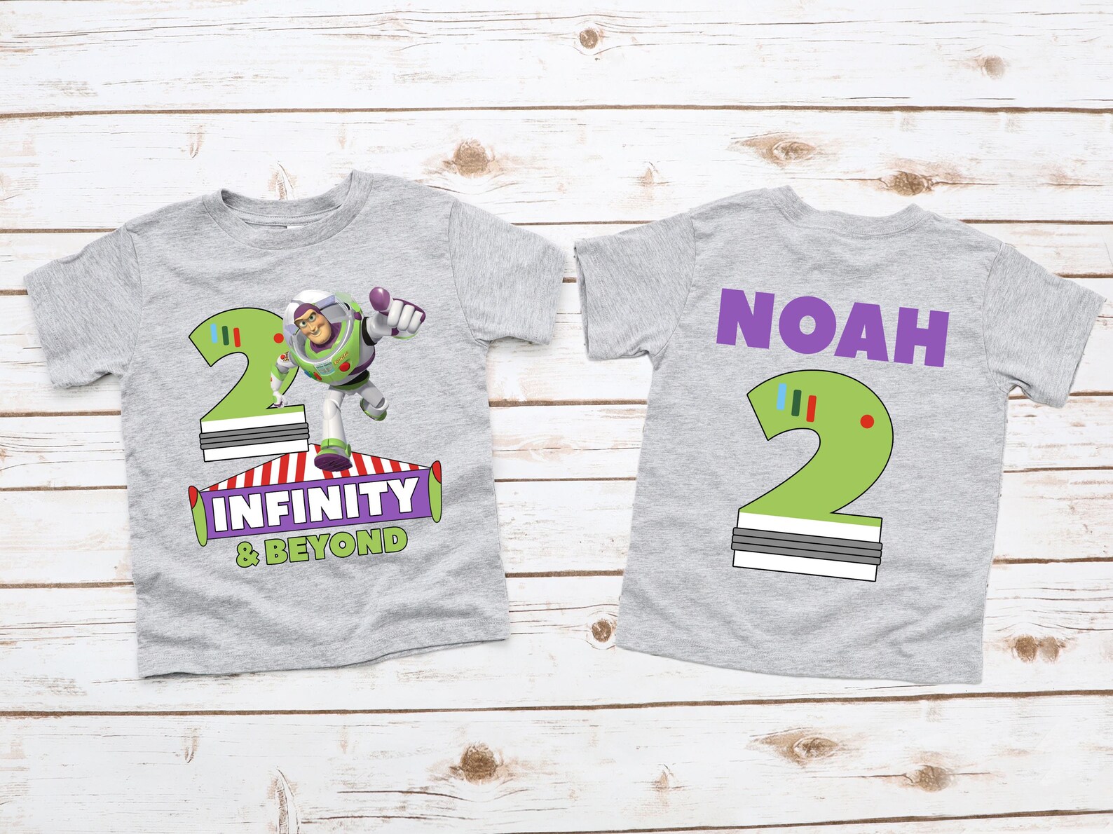 Buzz Two Infinity and Beyond Birthday T-shirt,toy Story 2 Infinity and ...