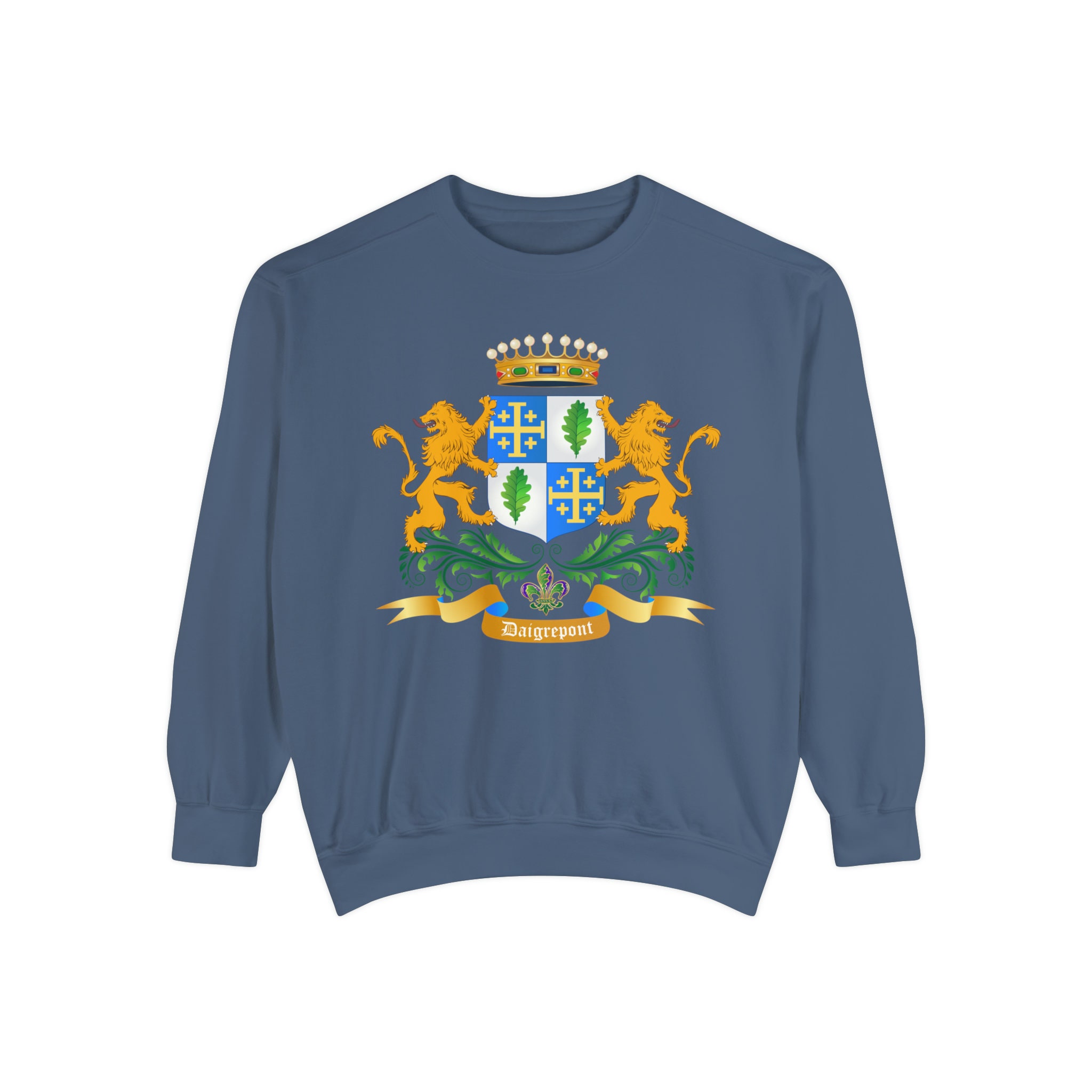 Daigrepont Coat of Arms - France to Louisiana - Unisex Garment-dyed ...