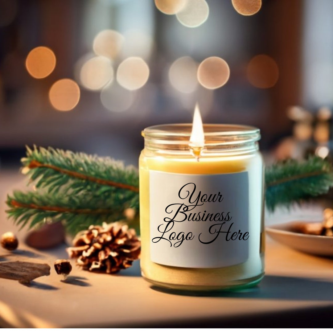 Custom Candle, Blank Label Candle, Soy Candle, Create Your Own Candle ...