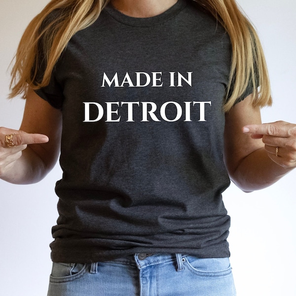 Detroit T Shirt - Etsy