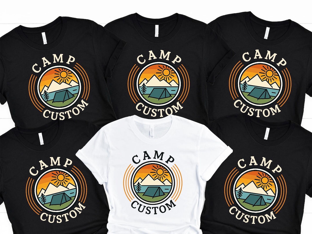 Custom Camp Shirt – Personalized Camping Tee for Family Trips, Scout ...