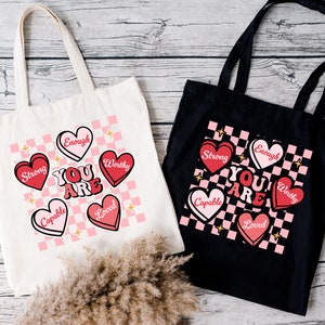 Valentines Tote Bag, Valentines Day Tote Bag for Woman, Valentine Tote ...