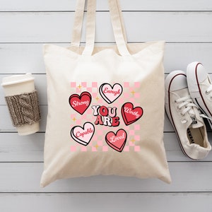 Valentines Tote Bag, Valentines Day Tote Bag for Woman, Valentine Tote ...