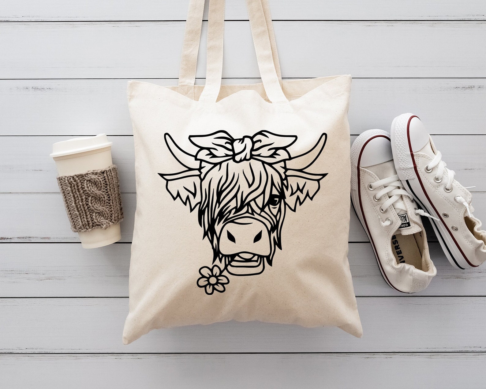Highland Cow Tote Bag, Highland Cow Gift,tote Bag, Shopper Bag, Bag for ...