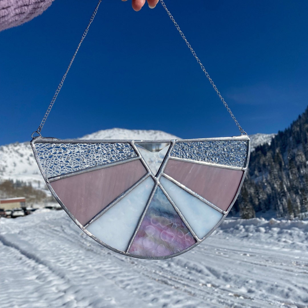 Blush Prism Stained Glass - Etsy
