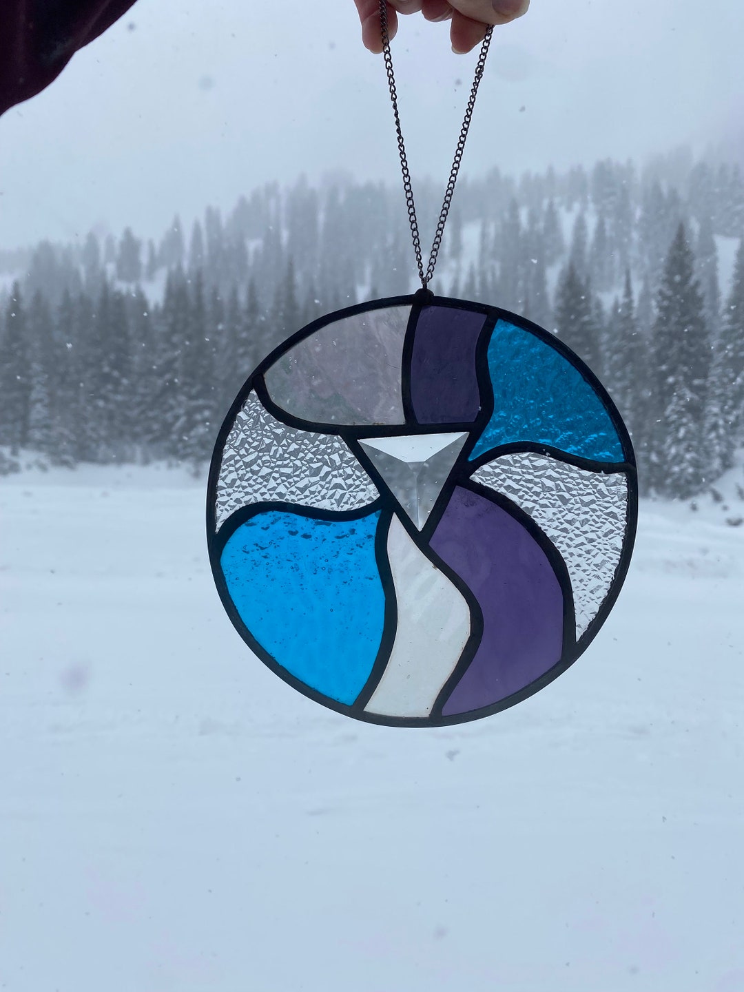 Cottonwood Prism Stained Glass - Etsy