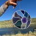 Canyon Agate Geode Stained Glass - Etsy