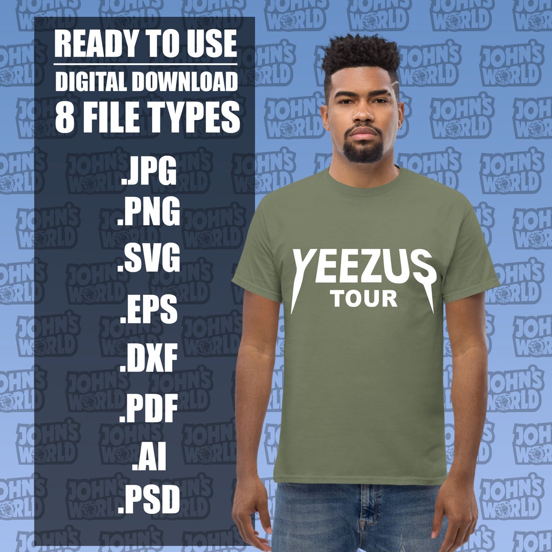 Yeezus Tour Vector Logo for T-shirts/stickers/cricut/silhouette Layer ...