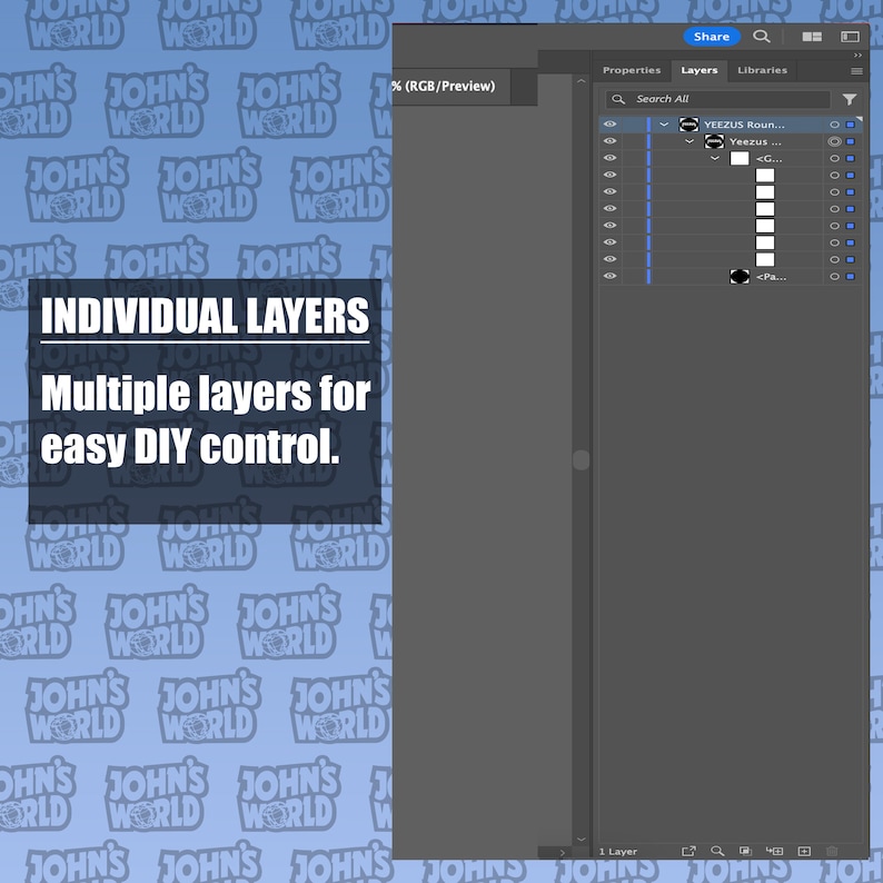 Kanye Yeezus Vector Logo for T-shirts/stickers/cricut/silhouette Layer ...