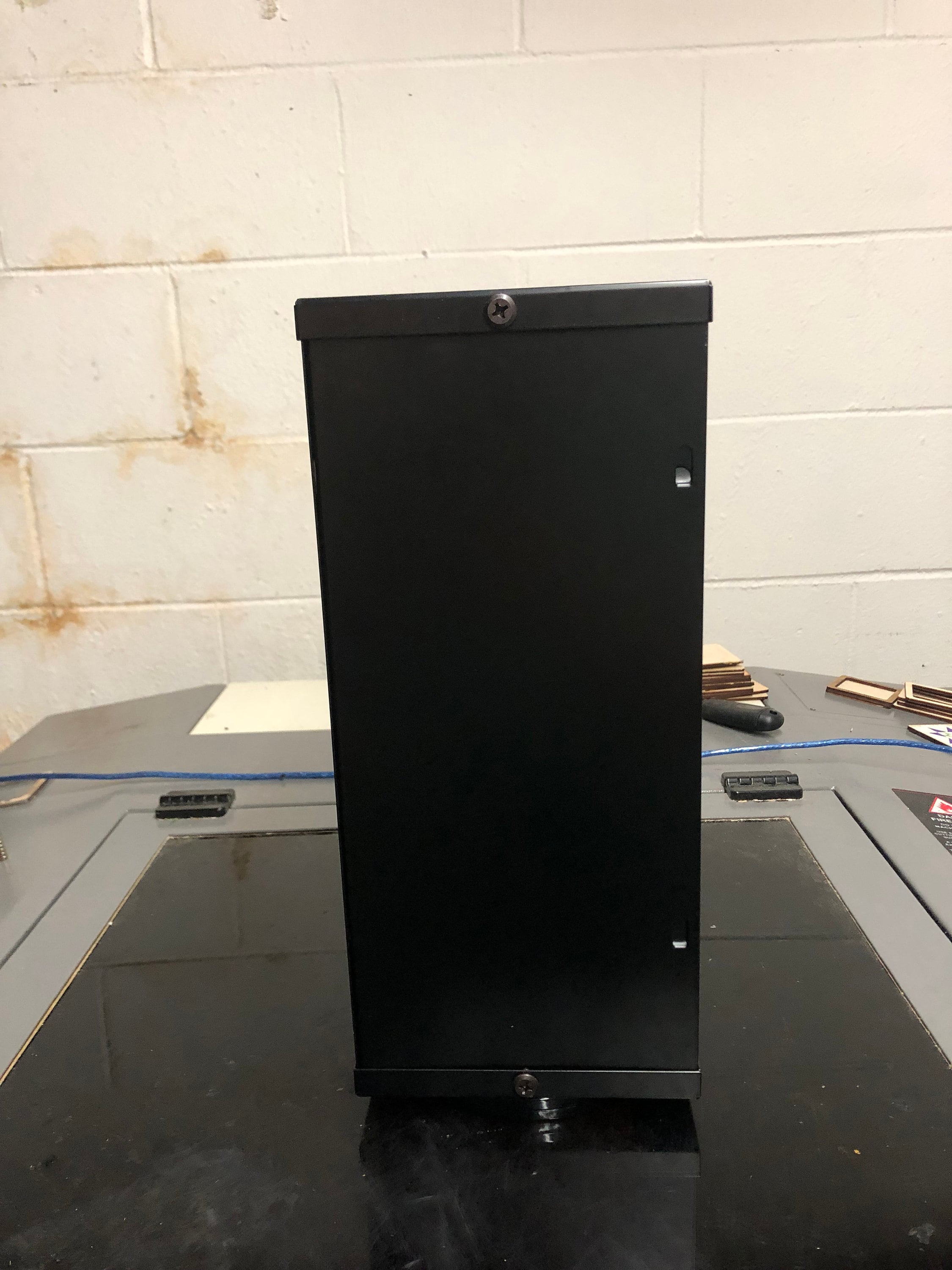 Metal All Black 4-sided Revolving Countertop Display for Magnets 6 X 14 ...