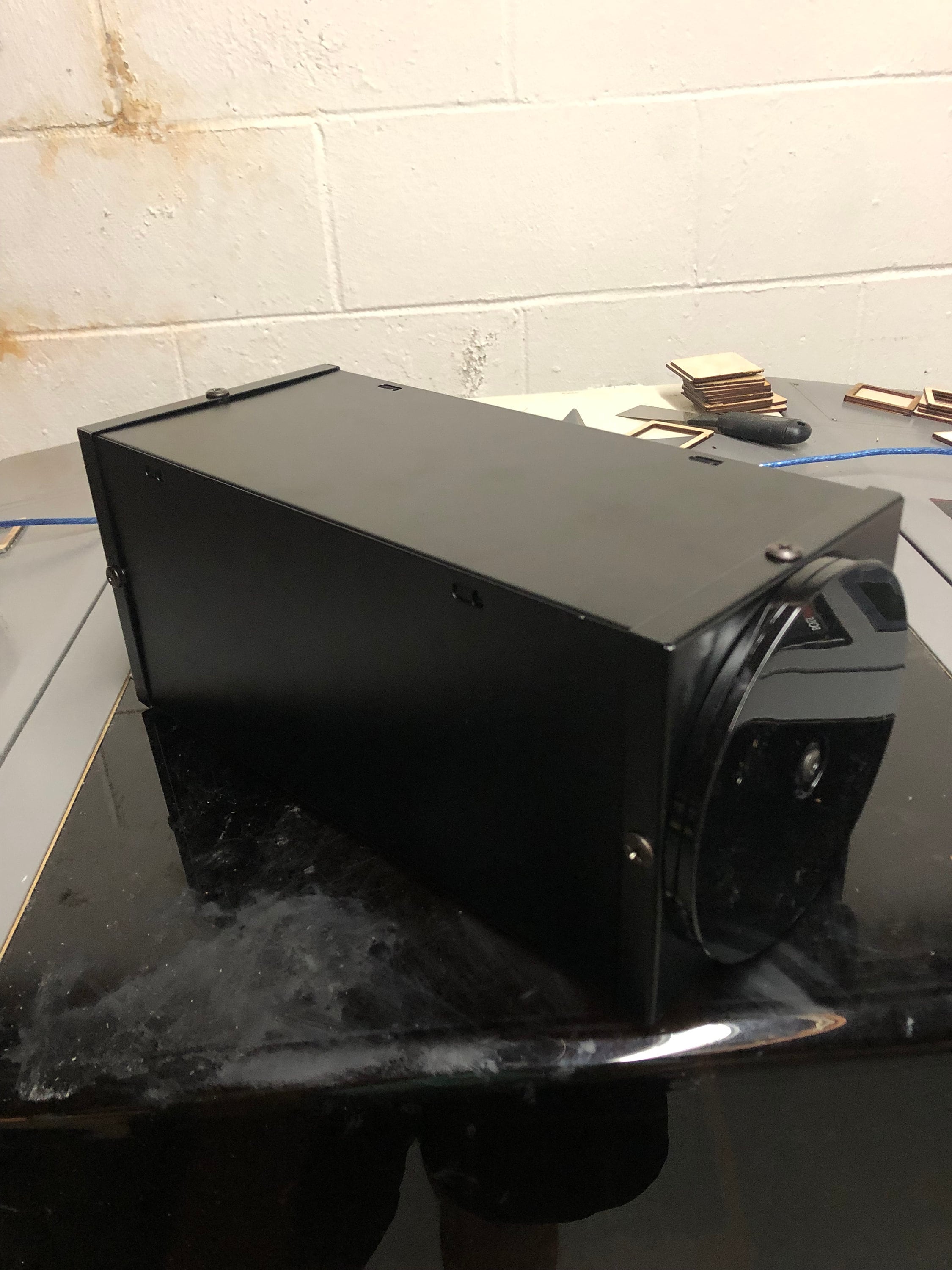 Metal All Black 4-sided Revolving Countertop Display for Magnets (6 X ...