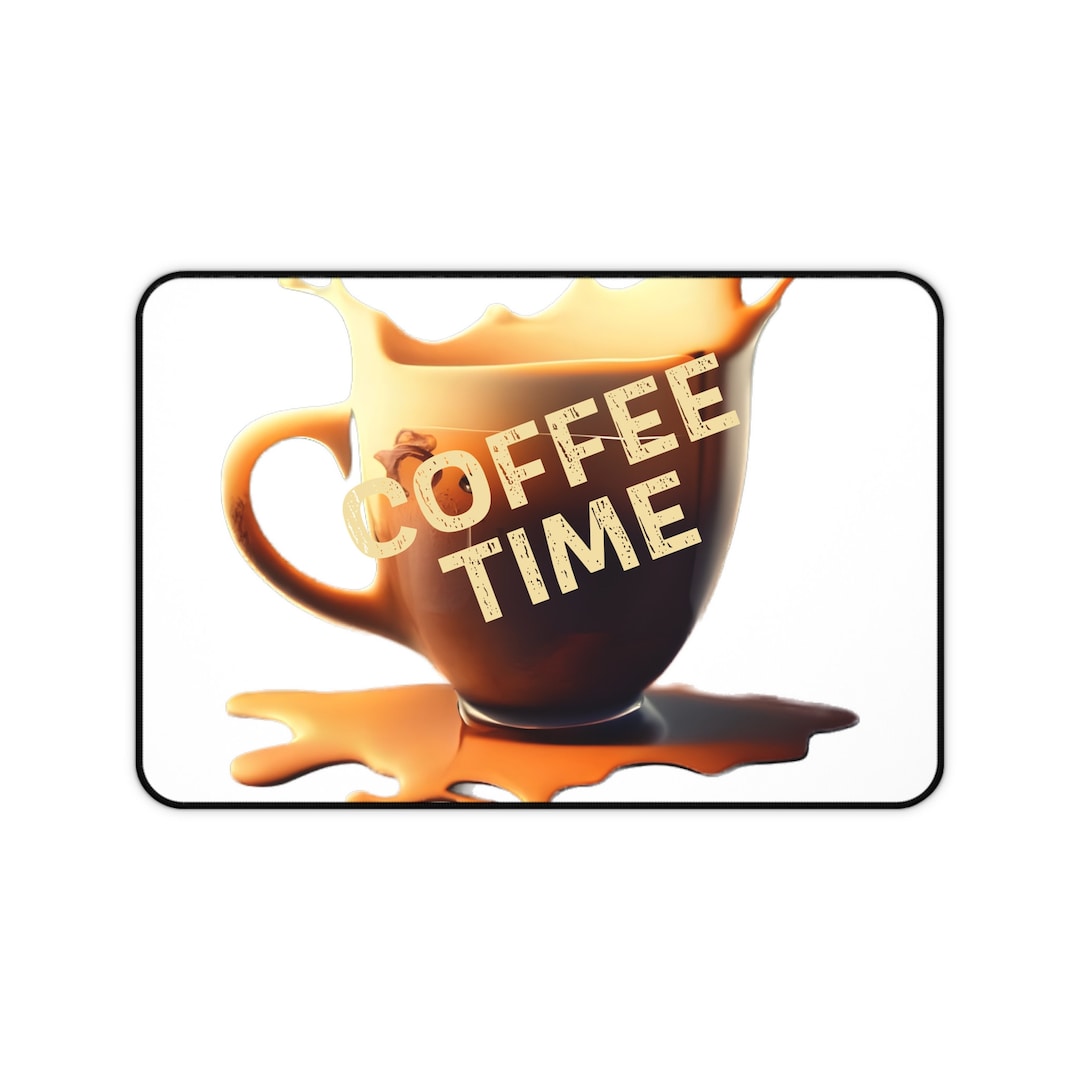 Coffee Time Themed Desk Mat - Etsy