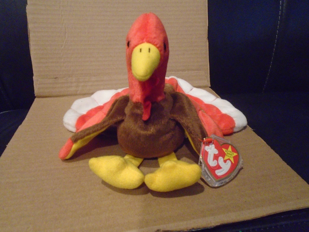 Ty Beanie Baby Gobbles the Turkey, Original, Vintage, Collectible ...