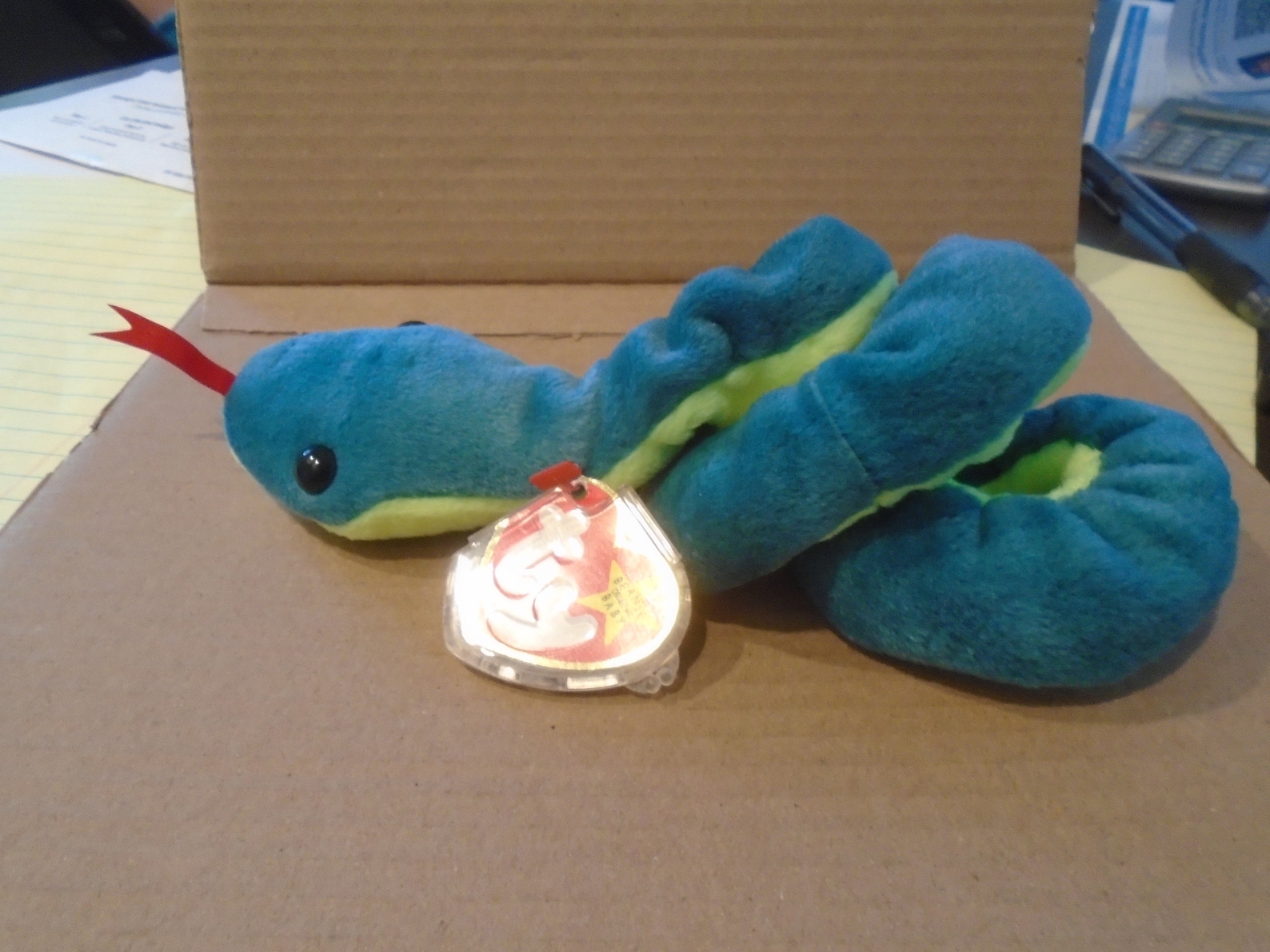 Ty Beanie Baby Hissy the Snake, Original, Vintage, Collectible Beanie ...