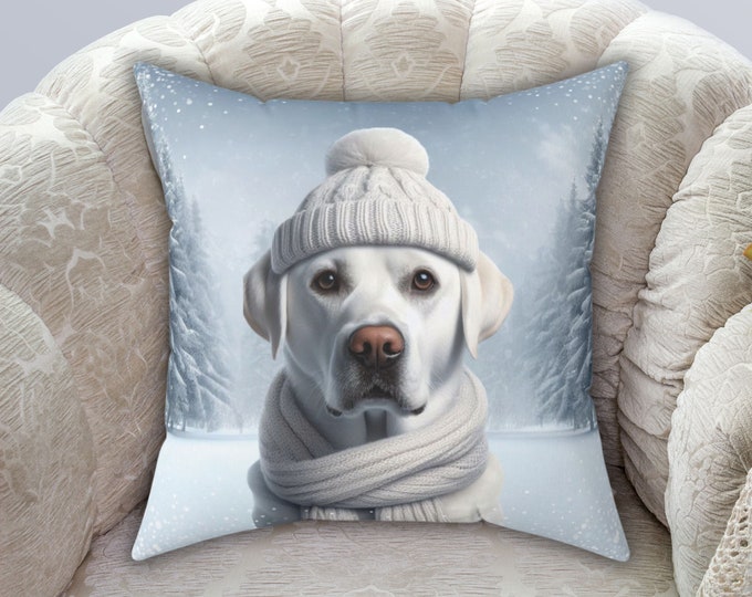 Polar White Lab Puppy Ceramic Christmas Ornament for Lab Mom Dog Mom ...