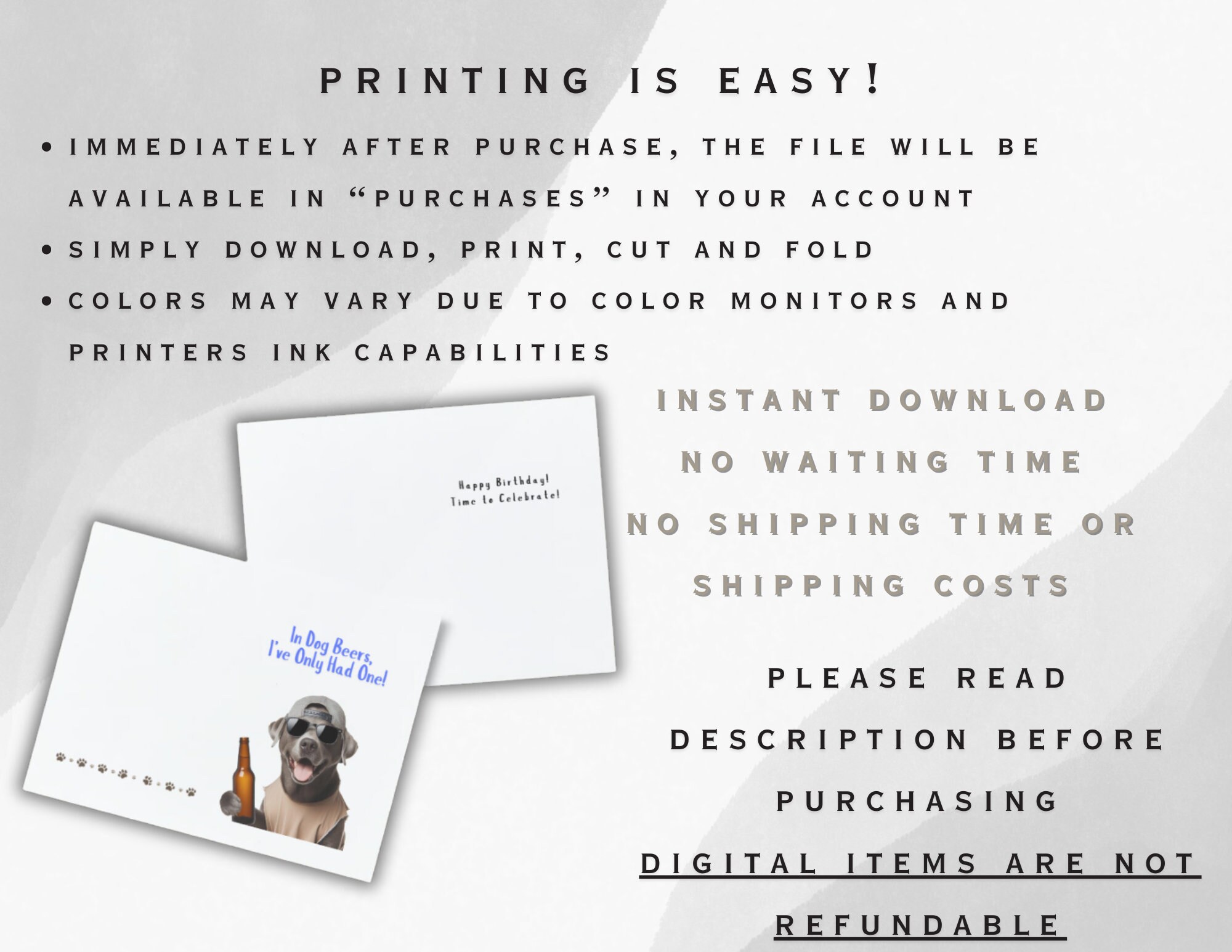 Silver Lab Birthday Card for Lab Mom Gift for Lab Lover Humor Dog Beer ...
