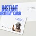 Silver Lab Birthday Card for Lab Mom Gift for Lab Lover Humor Dog Beer ...