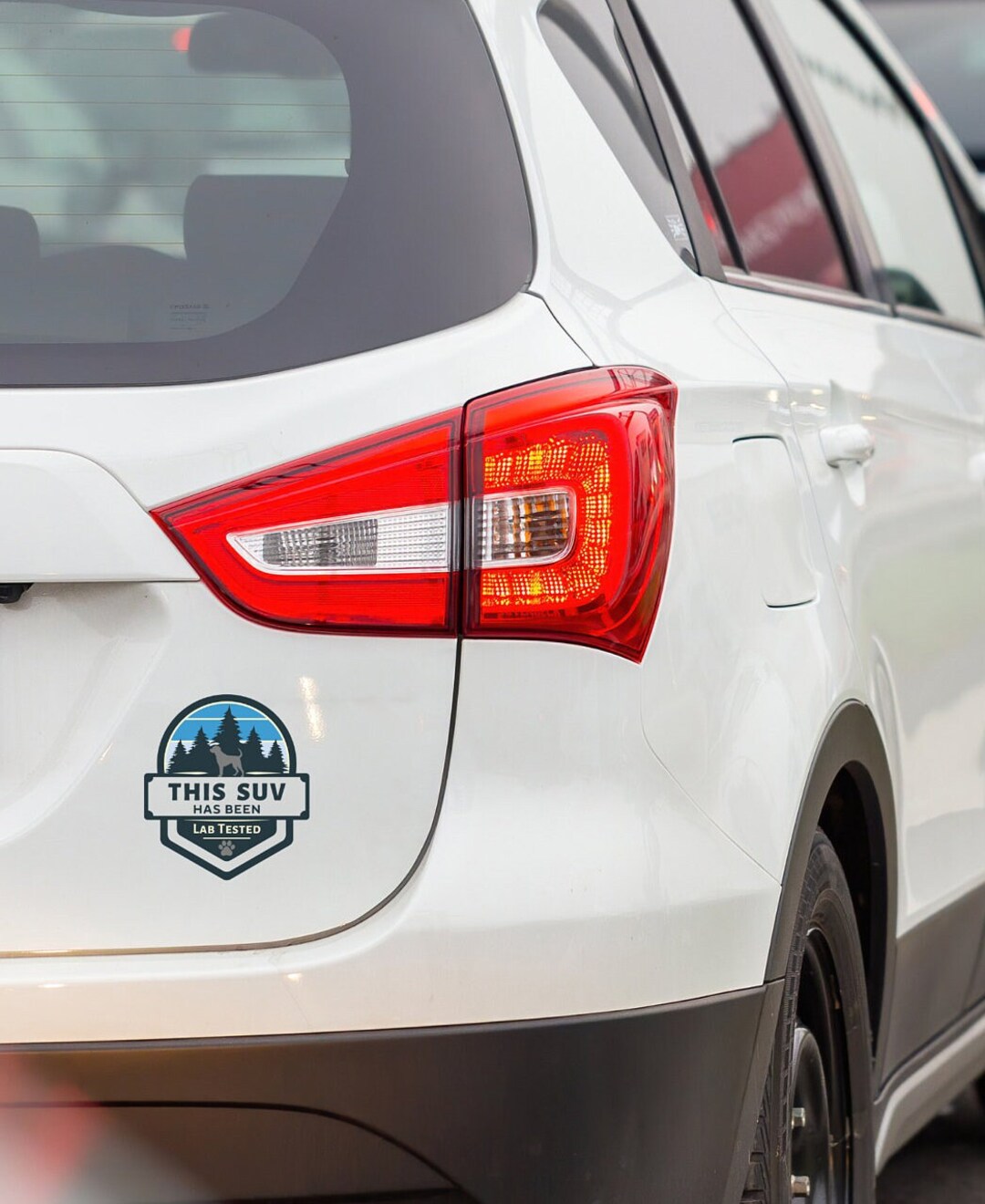 This SUV Has Been Lab Tested 6 Color Choices Vinyl Magnet for Labrador ...