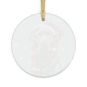 Silver Lab Ornament Acrylic Christmas Decoration Ornaments Dog Mom Tree ...