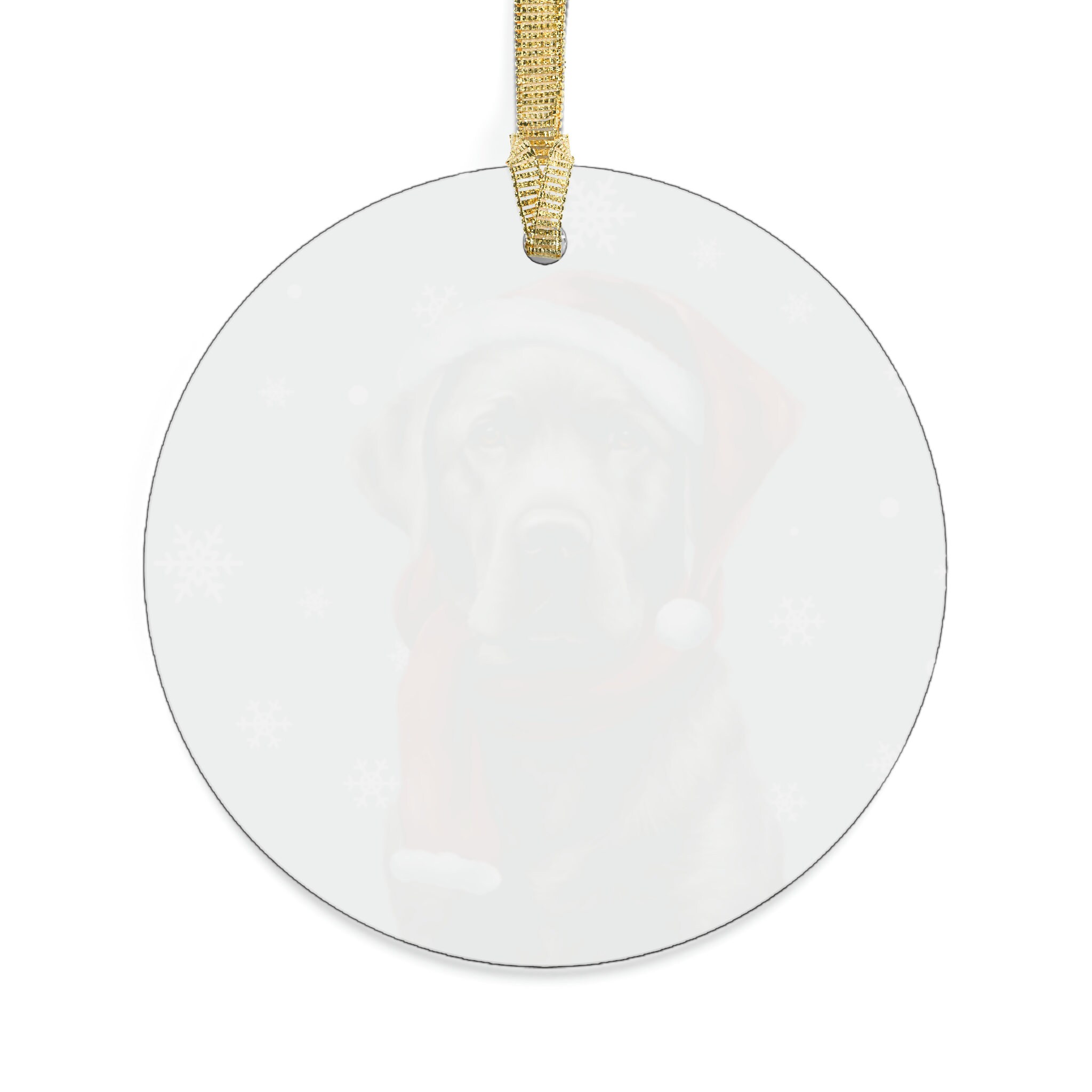 Silver Lab Ornament Acrylic Christmas Decoration Ornaments Dog Mom Tree ...