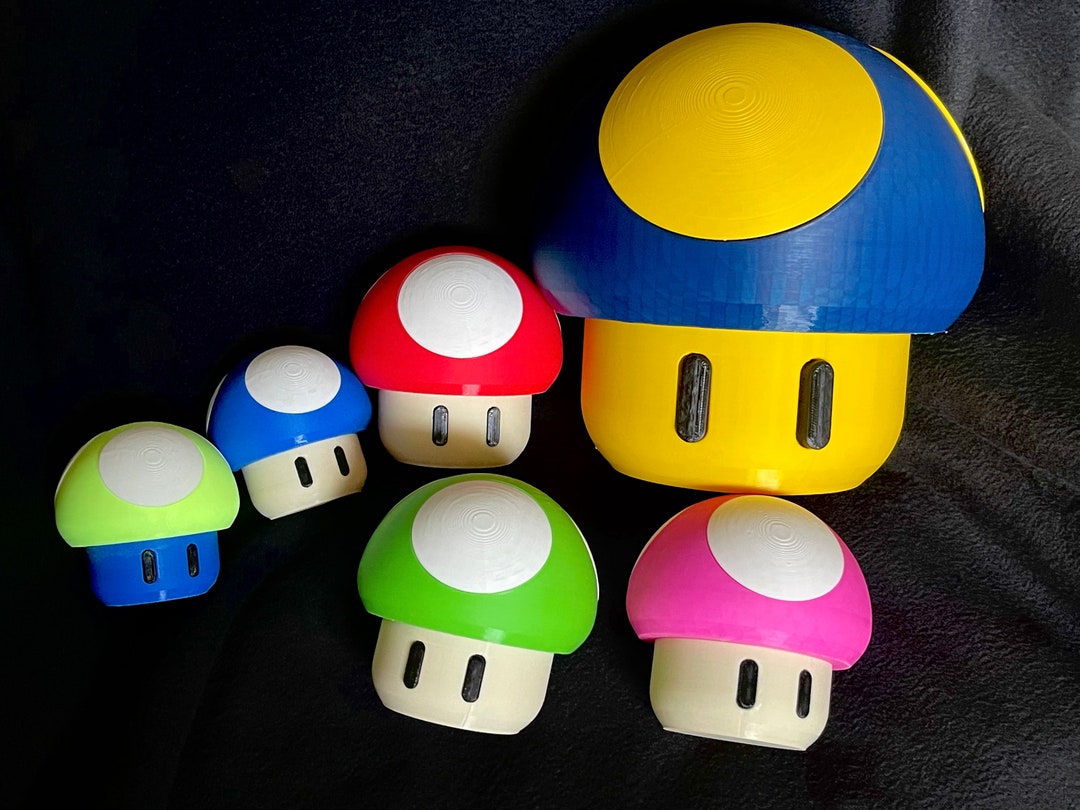 Mario Mushroom Jars - Etsy