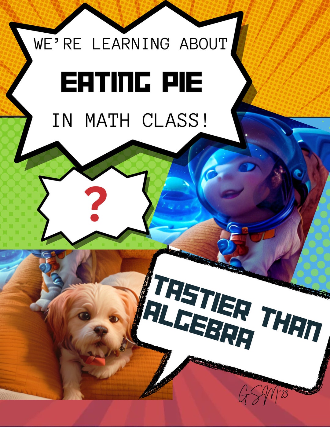 Math Pumpkin Pie is Tastier Than Algebra - Etsy