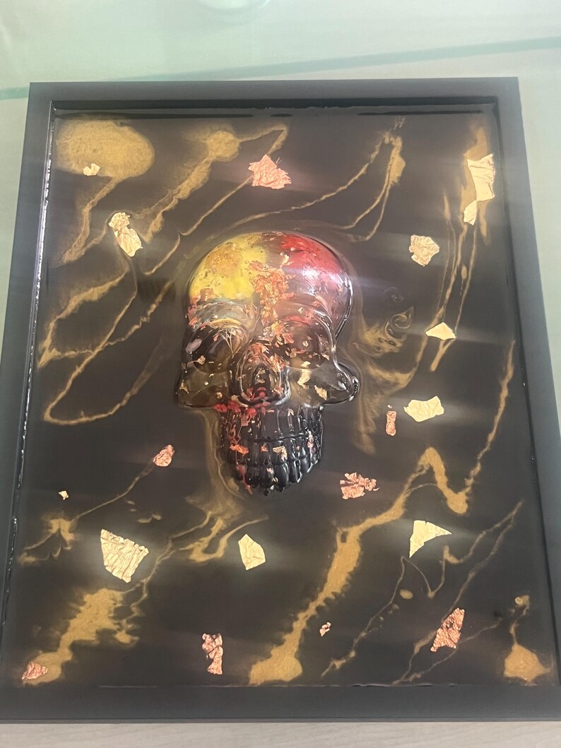 Skull, Artistic Painting of a Protruding Skull in Relief, Transparent ...