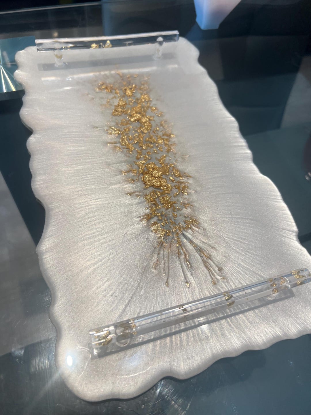 Resin Perfume Tray, Geode Serving Tray, Makeup Vanity Tray, Unique Gift for Her, Wedding Gift ...