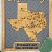 Custom Texas State Parks Travel Map: Personalized Tracker, Gift for ...