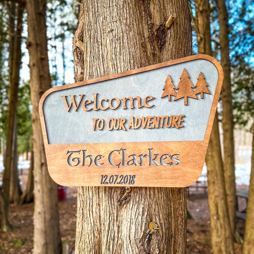 Custom USA National Parks Sign | Personalized Wedding Sign | National ...