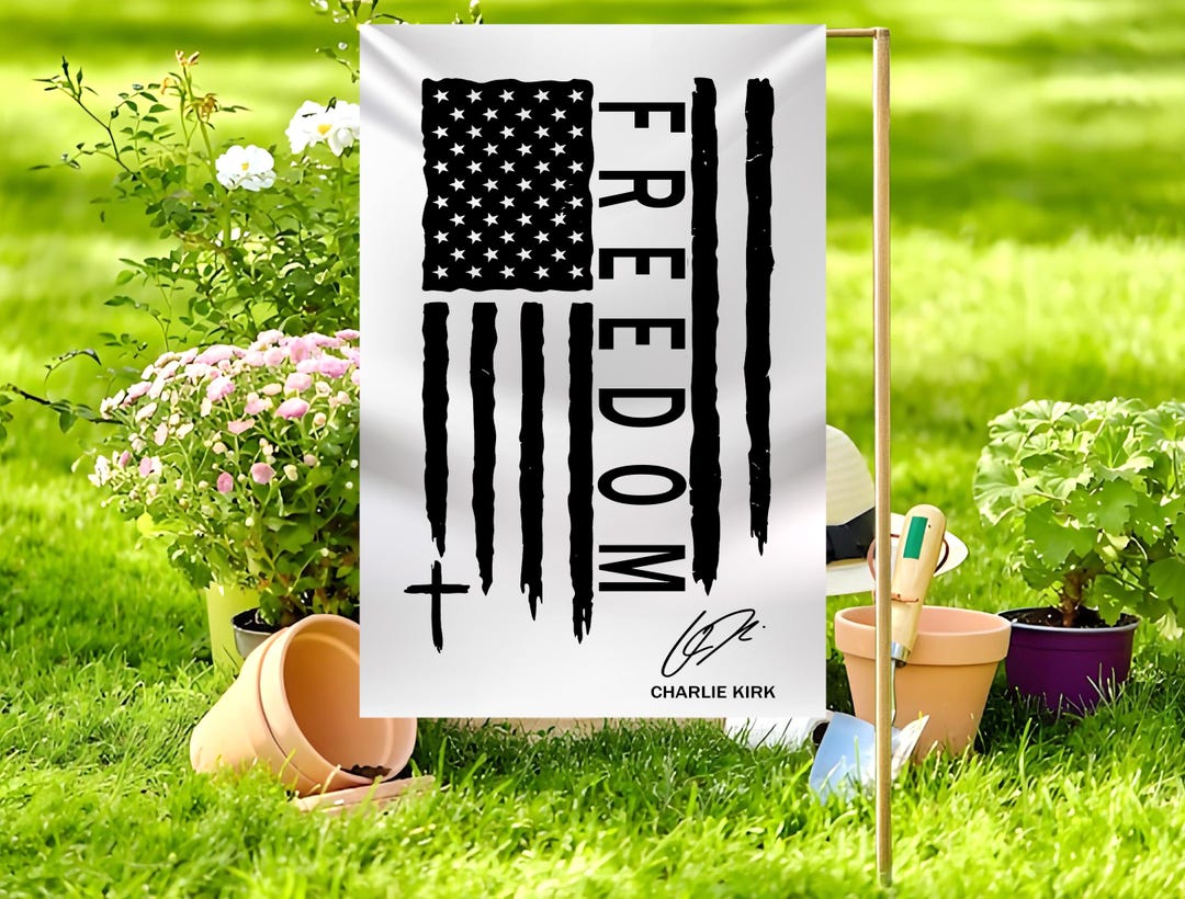 Charlie Kirk Flag, Turning Point USA Patriotic, Republican USA Flag ...