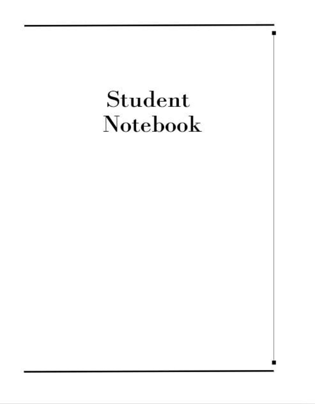 Student Notebooks: Cornell Method - Etsy