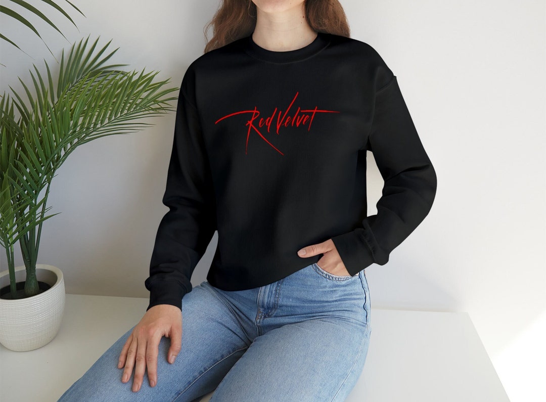 Red Velvet Sweatshirt, Red Velvet Logo Sweatshirt, Red Velvet, Kpop ...