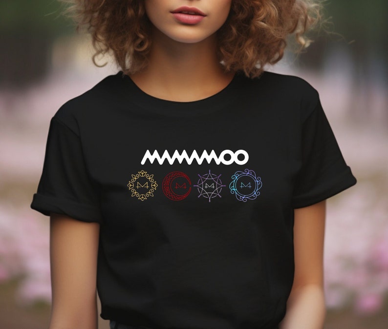 MAMAMOO Shirt, Mamamoo Logo, Star Wind Flower Sun, Star, Wind, Flower ...