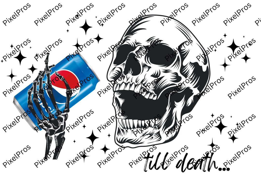 Til Death Pepsi PNG, Skeleton Pepsi PNG, Halloween Pepsi Skeleton ...