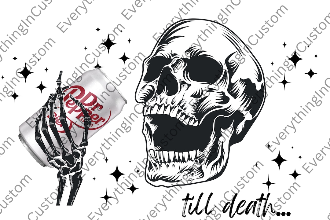 Til Death Diet Dr Pepper PNG, Diet Dr Pepper PNG, Halloween Dr. Pepper ...