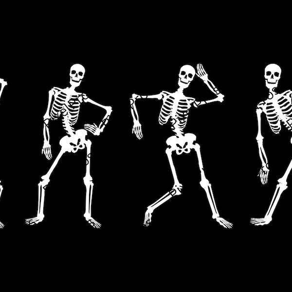 Dancing Skeleton - Etsy