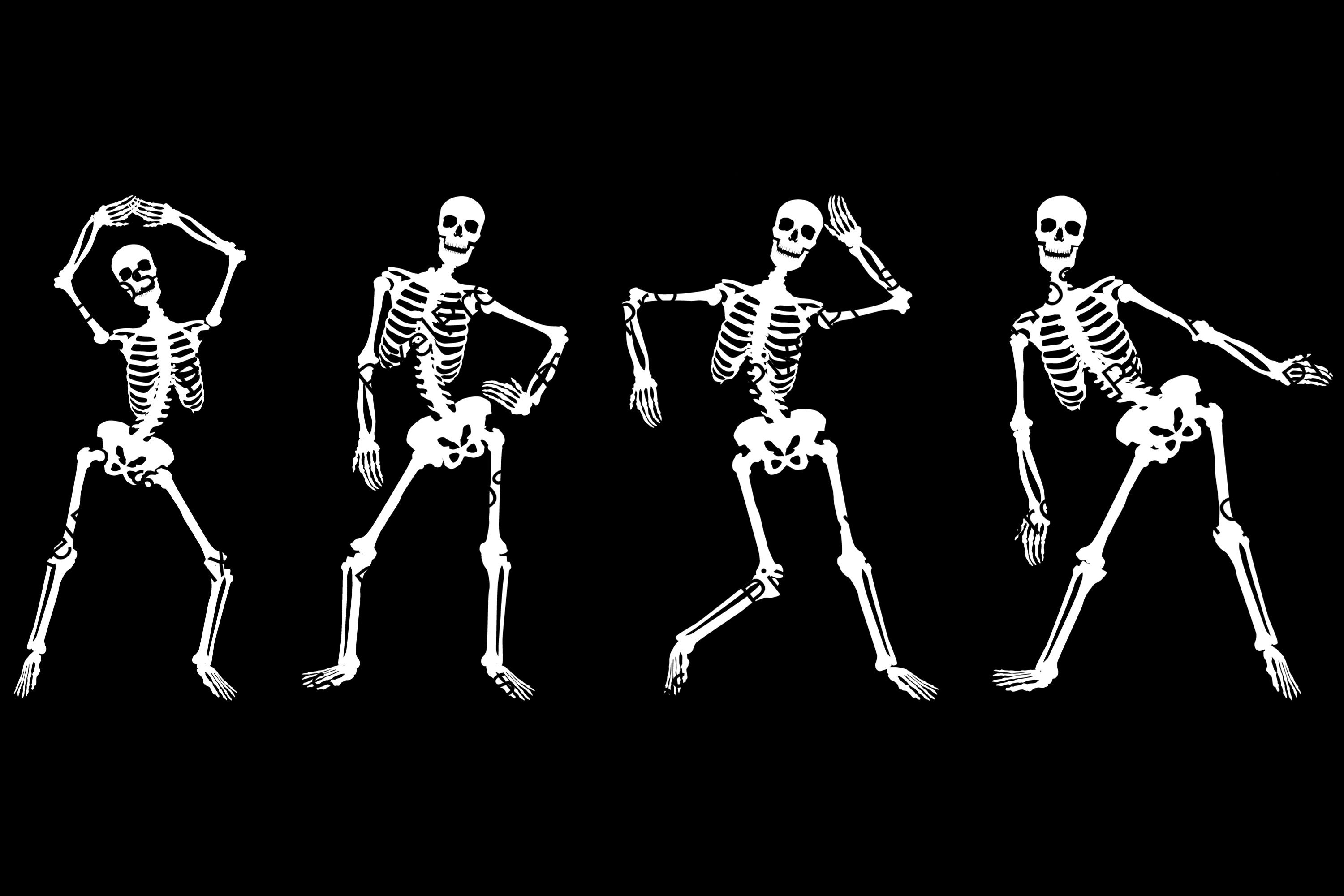 Dancing Skeleton Png, Halloween Skeleton Png, Skeleton Dance Png ...