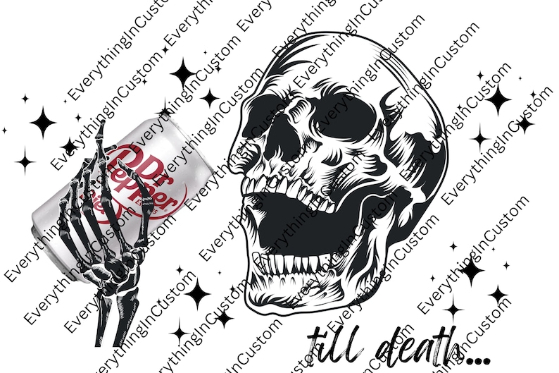 Til Death Diet Dr Pepper PNG, Skeleton Dr Pepper PNG, Sprite, Halloween ...