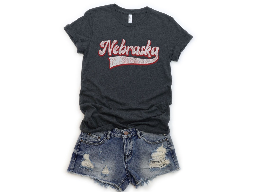 Nebraska Shirt, Nebraska Graphic Tee, Retro Nebraska Shirt, Vintage ...