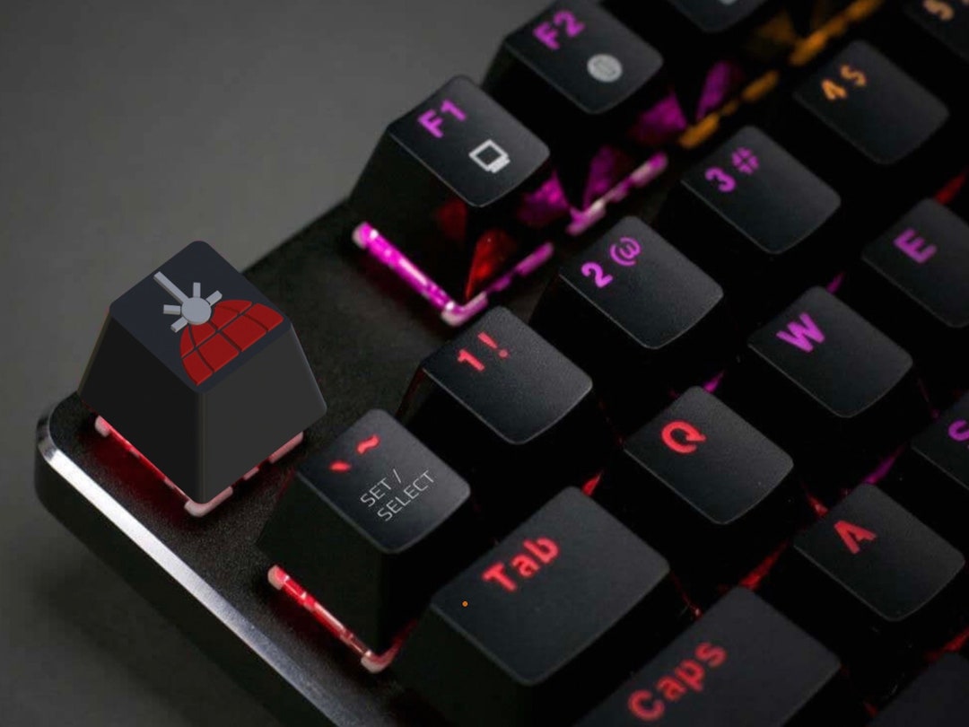 Helldivers 2 Orbital Laser Stratagems Keycap Hand Painted Artisan ...