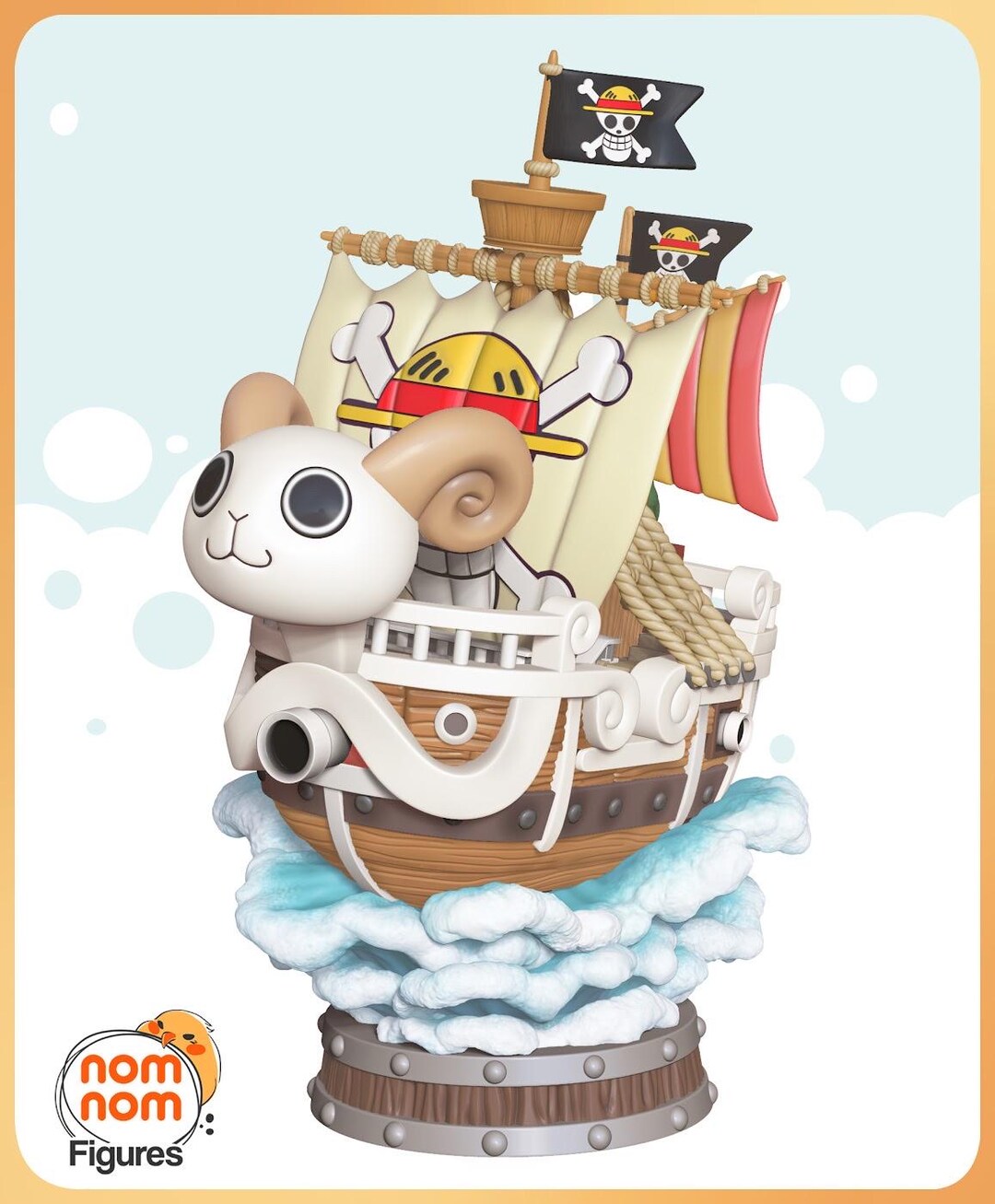 Going Merry Chibi One Piece Large Scale Professionally Painted ...