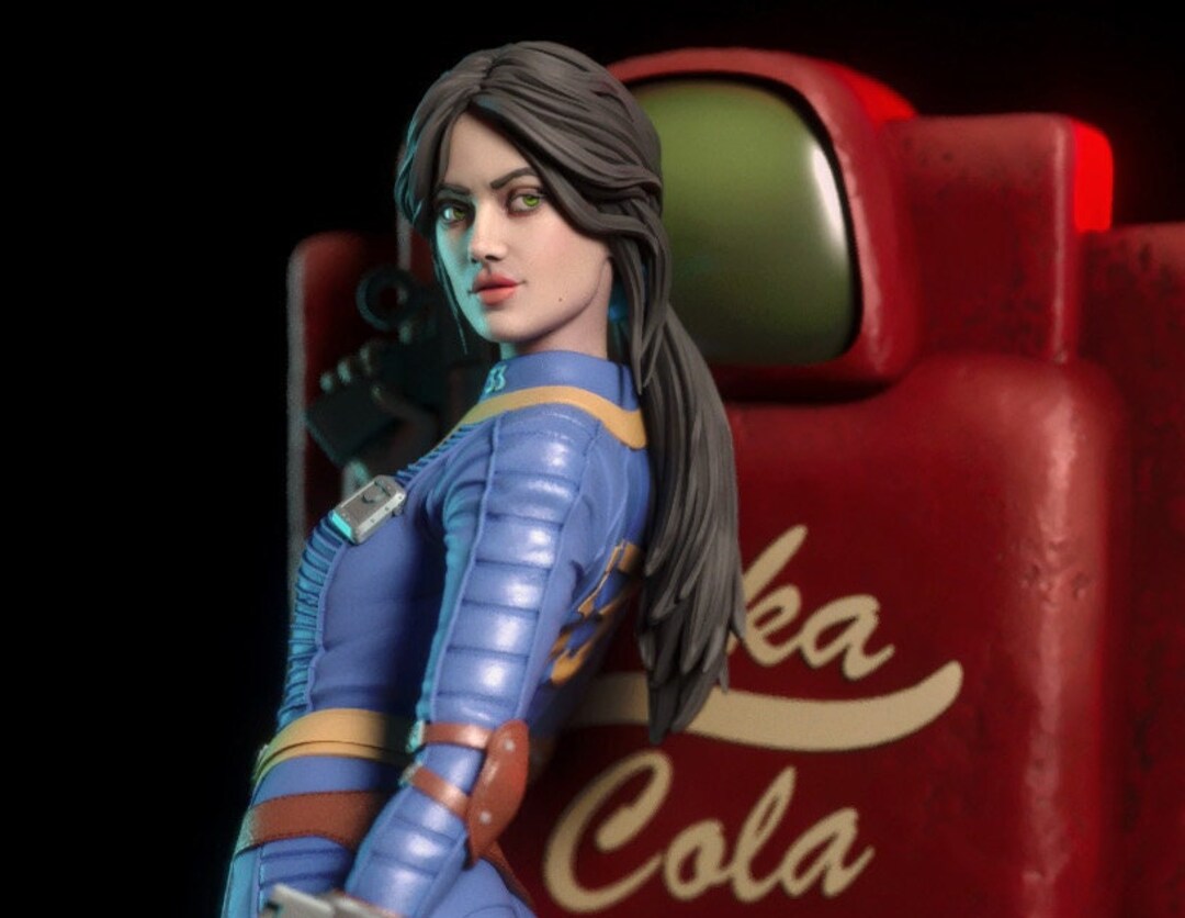 Lucy Fallout TV Show Unpainted & Painted Figurine Large Sizes Pinup ...