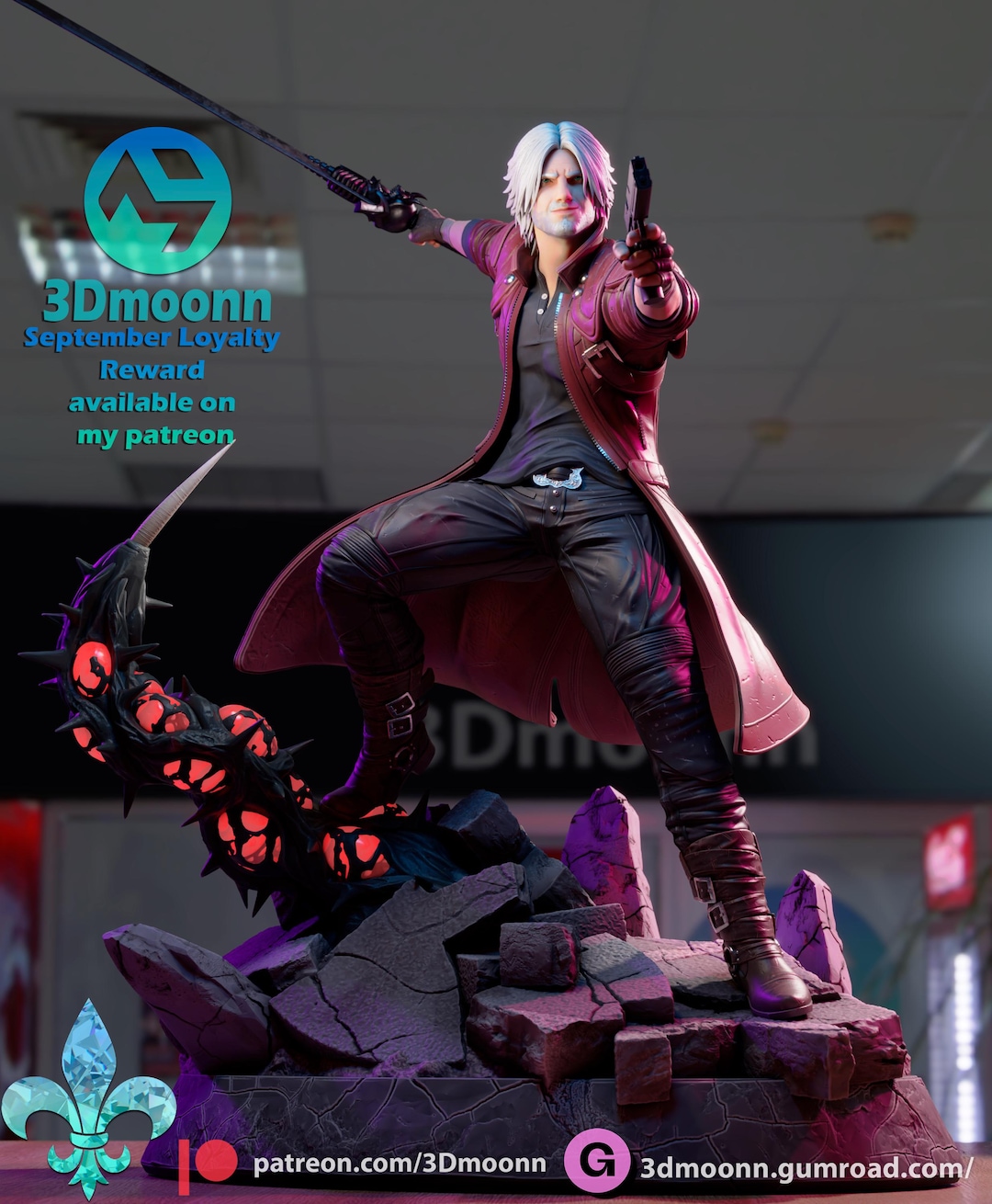 Dante Devil May Cry 5 Large Scale Professionally Painted & Unpainted ...